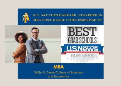 N.C. A&T TOPS HARVARD, STANFORD IN MBA POST-GRADUATION EMPLOYMENT ...