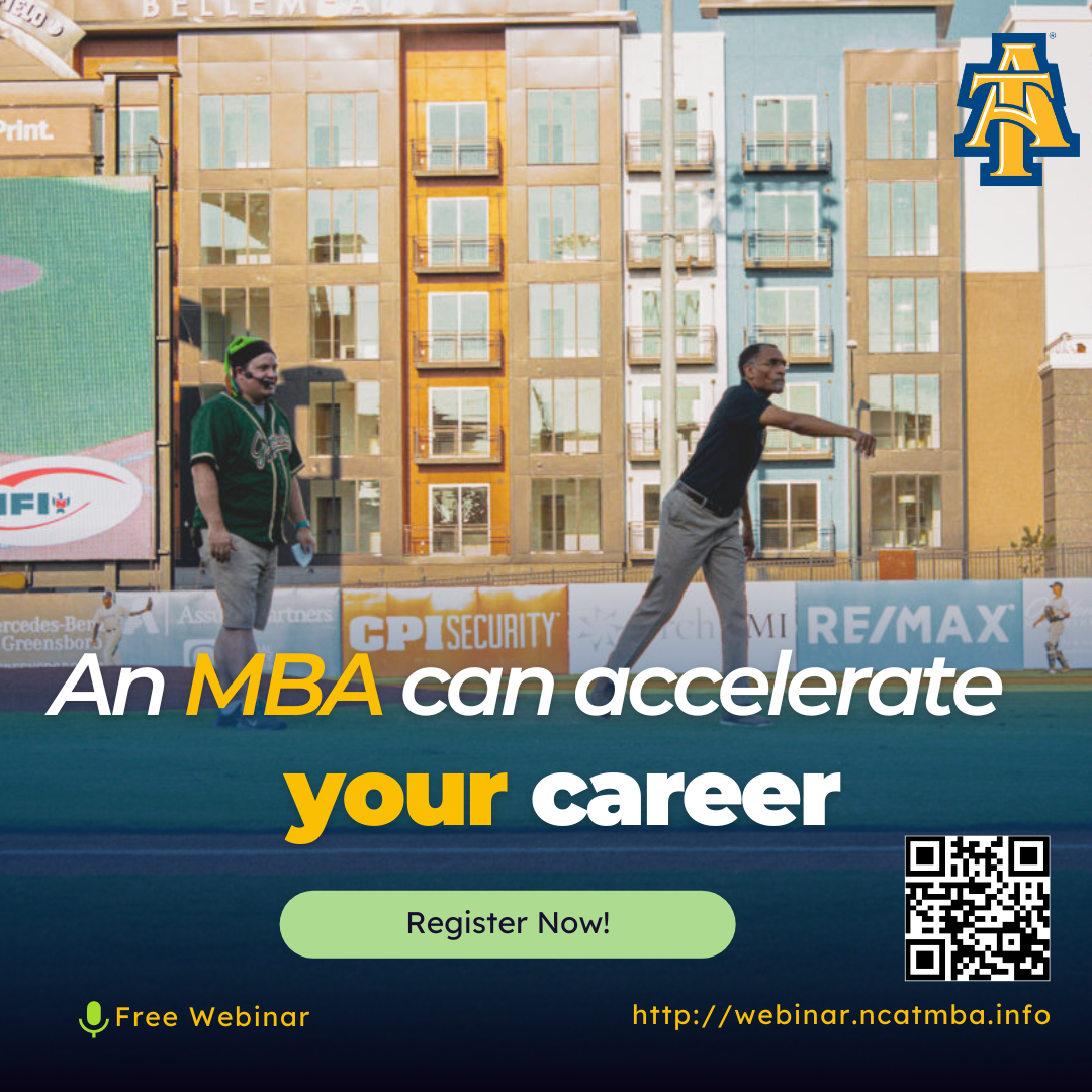 Register for our FREE MBA Webinar | ncatmba.com